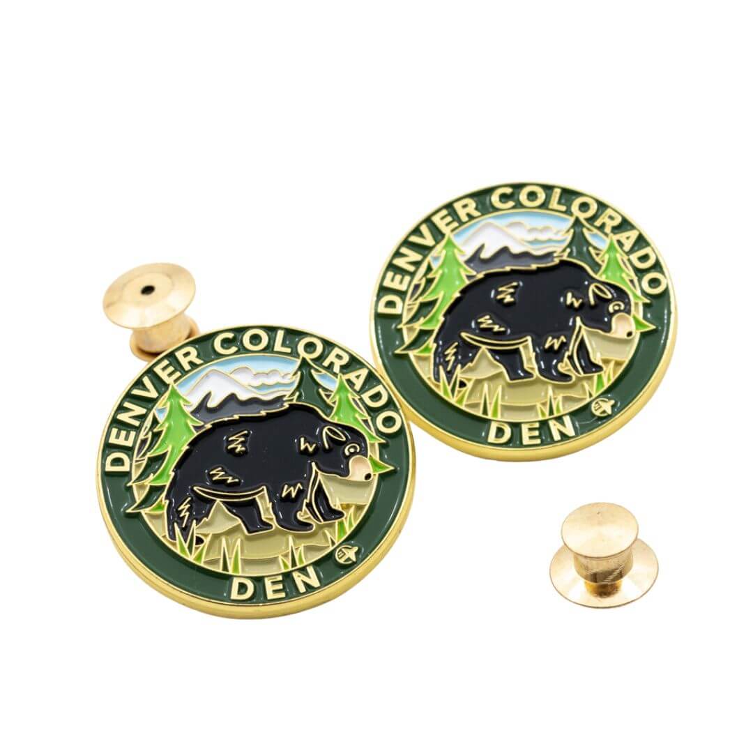 Black Bear Colorado USA Travel Pin Collection – Monda Pins