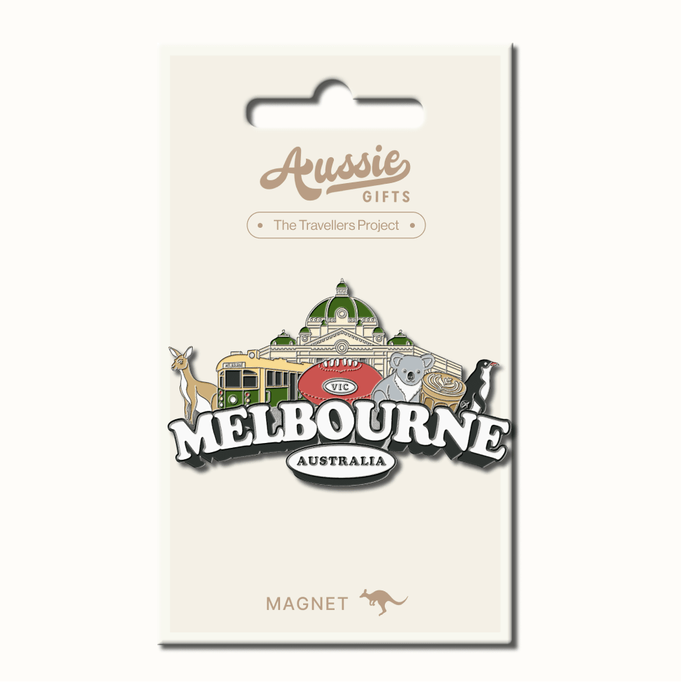 Melbourne Skyline Fridge Magnet – Monda Pins