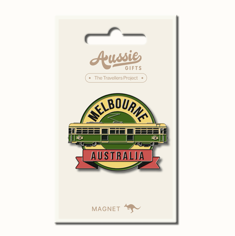 MEL Tram Cricle Crest Enamel Magnet – Monda Pins