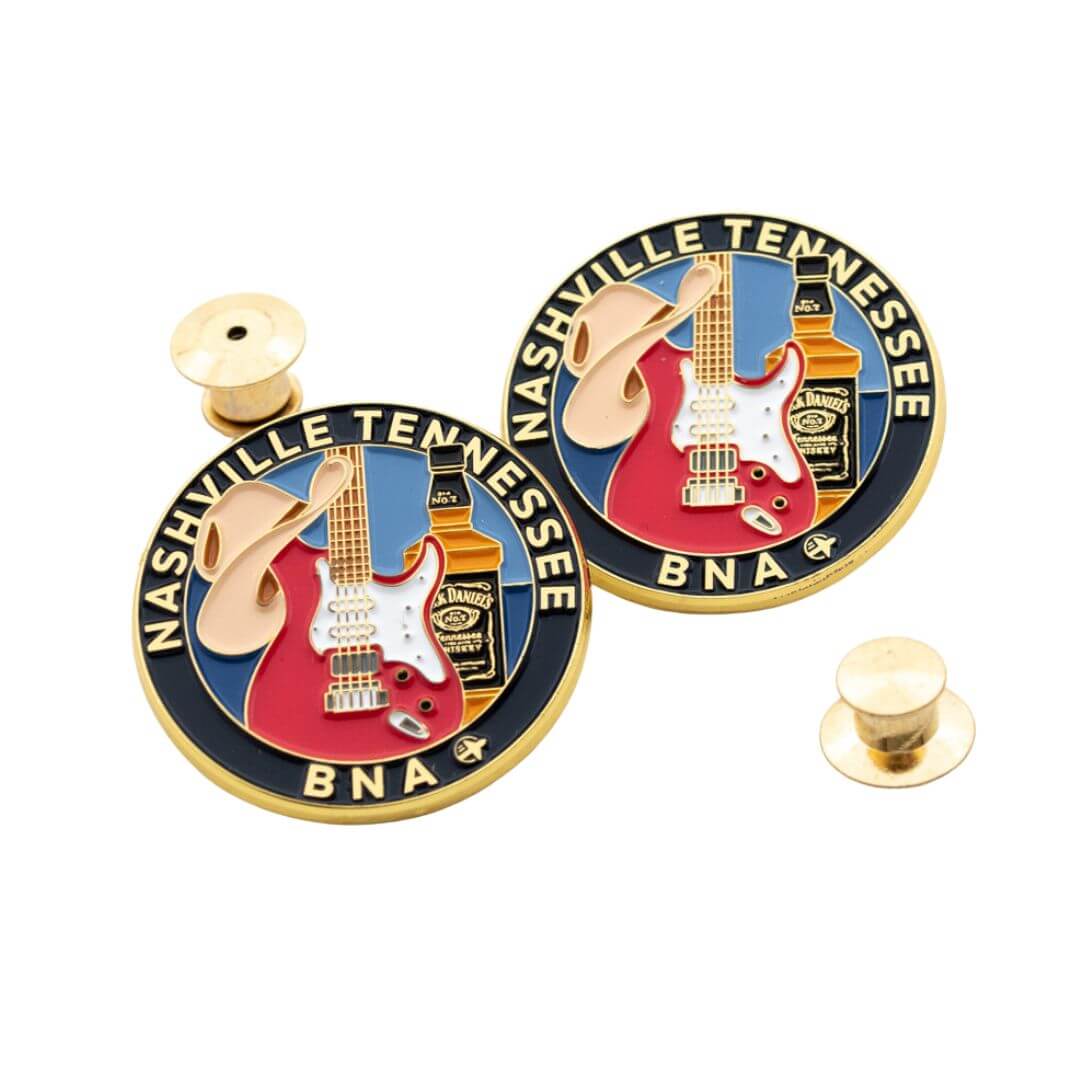 Rock N Roll Nashville USA Pin Collection – Monda Pins
