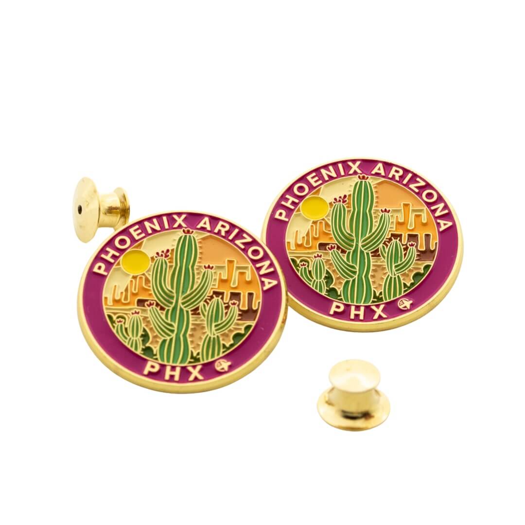 Cactus Desert Phoenix Arizona USA Pin Collection – Monda Pins