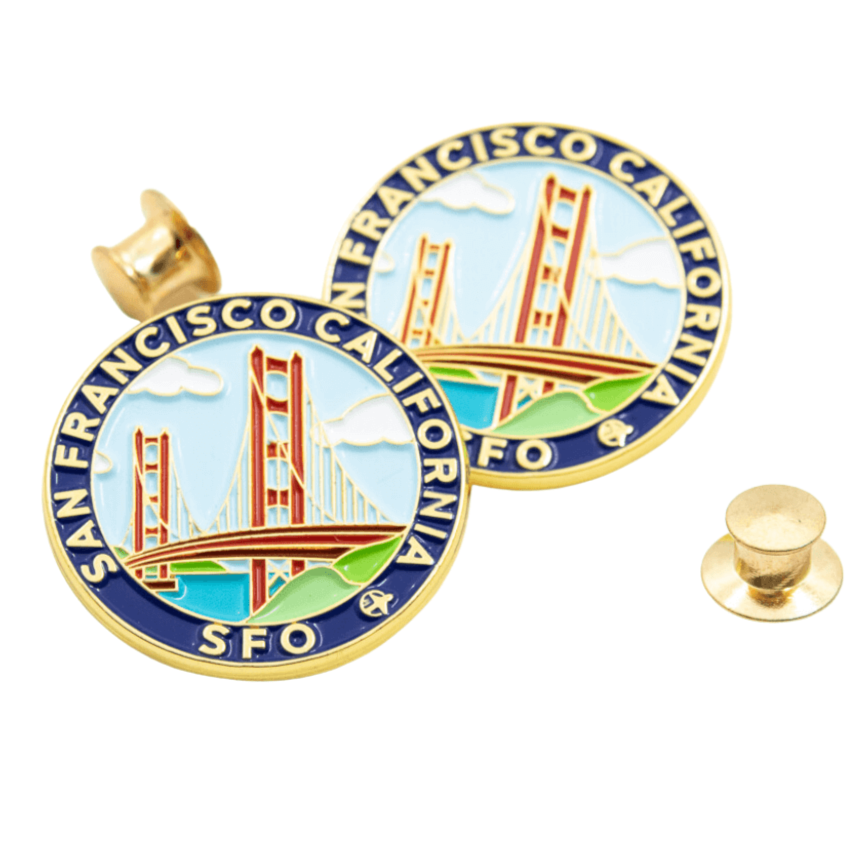 Golden Gate Bridge San Francisco USA Pin Collection – Monda Pins