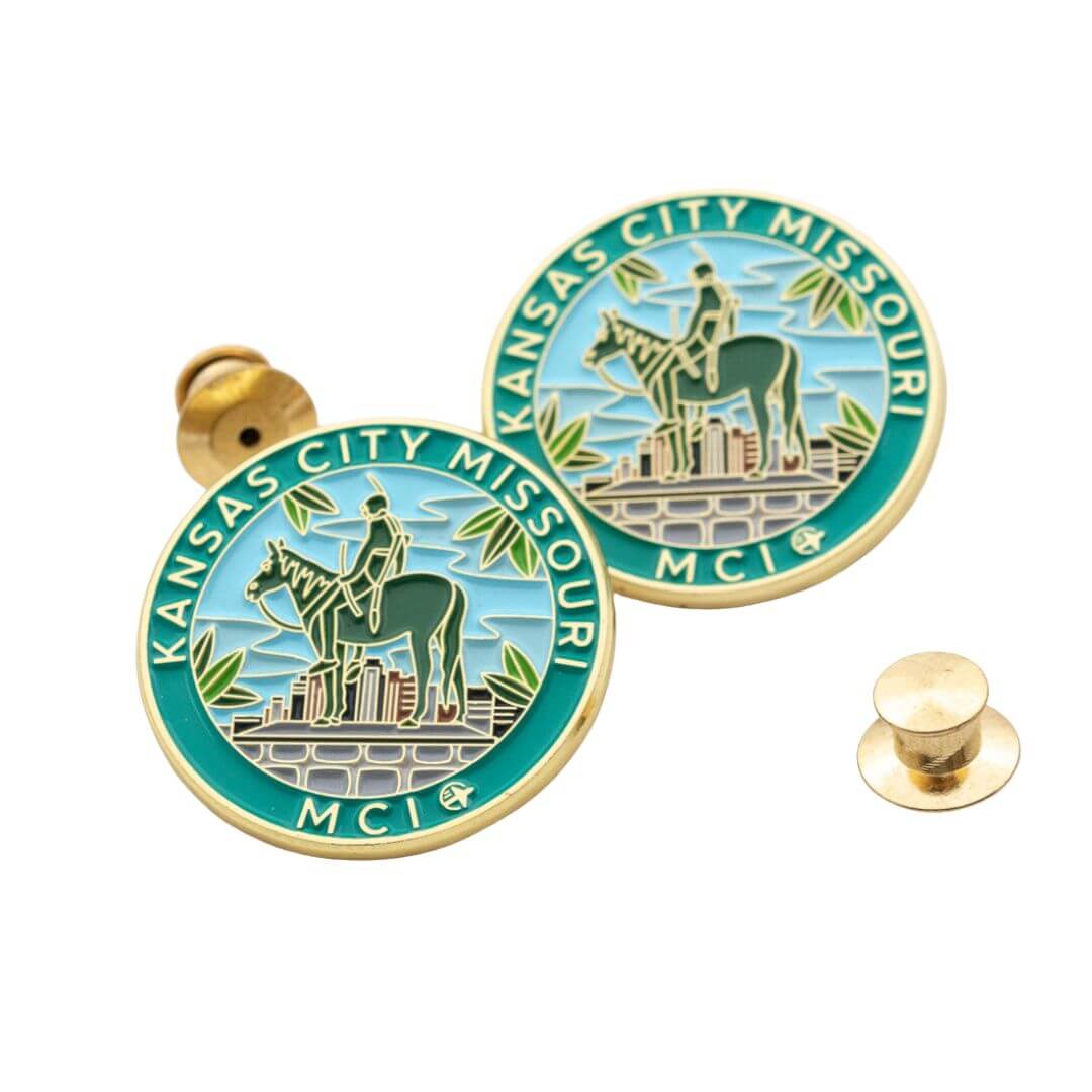 The Scout Kansas City Enamel Pin | Missouri USA Pin Collection – Monda Pins