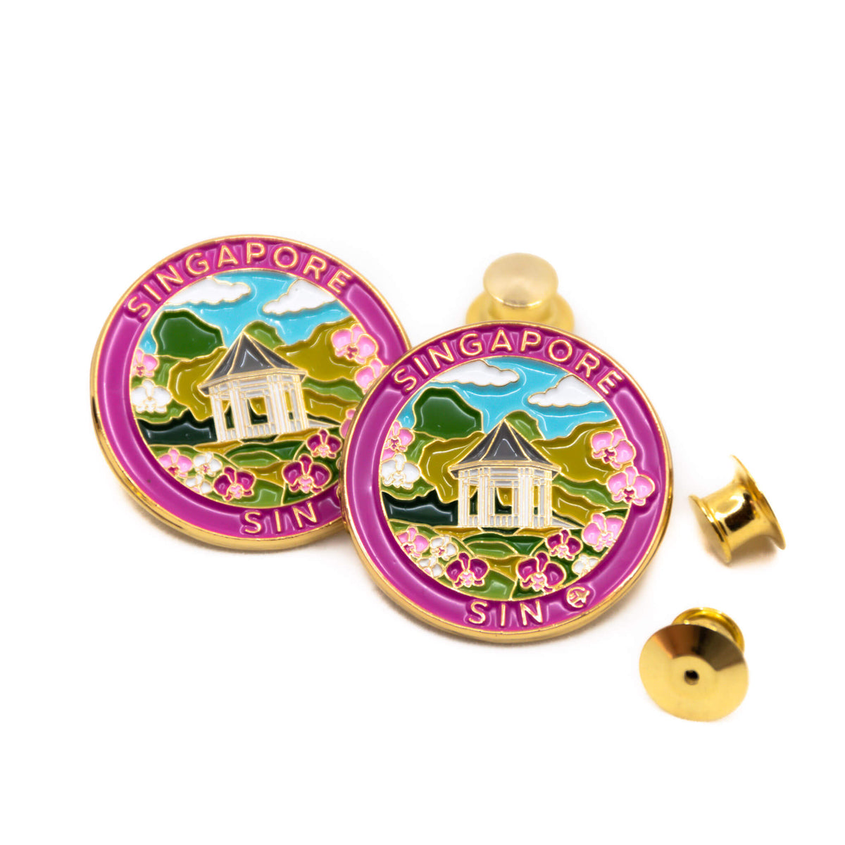 Botanical Gardens UNESCO Singapore Travel Pin Collection – Monda Pins